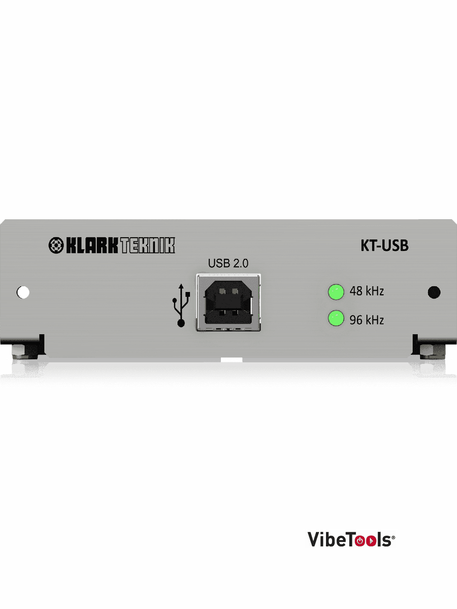 Klark Teknik KT-USB USB 2.0 Network Module with up to 48 Bidirectional – vibetoolsng