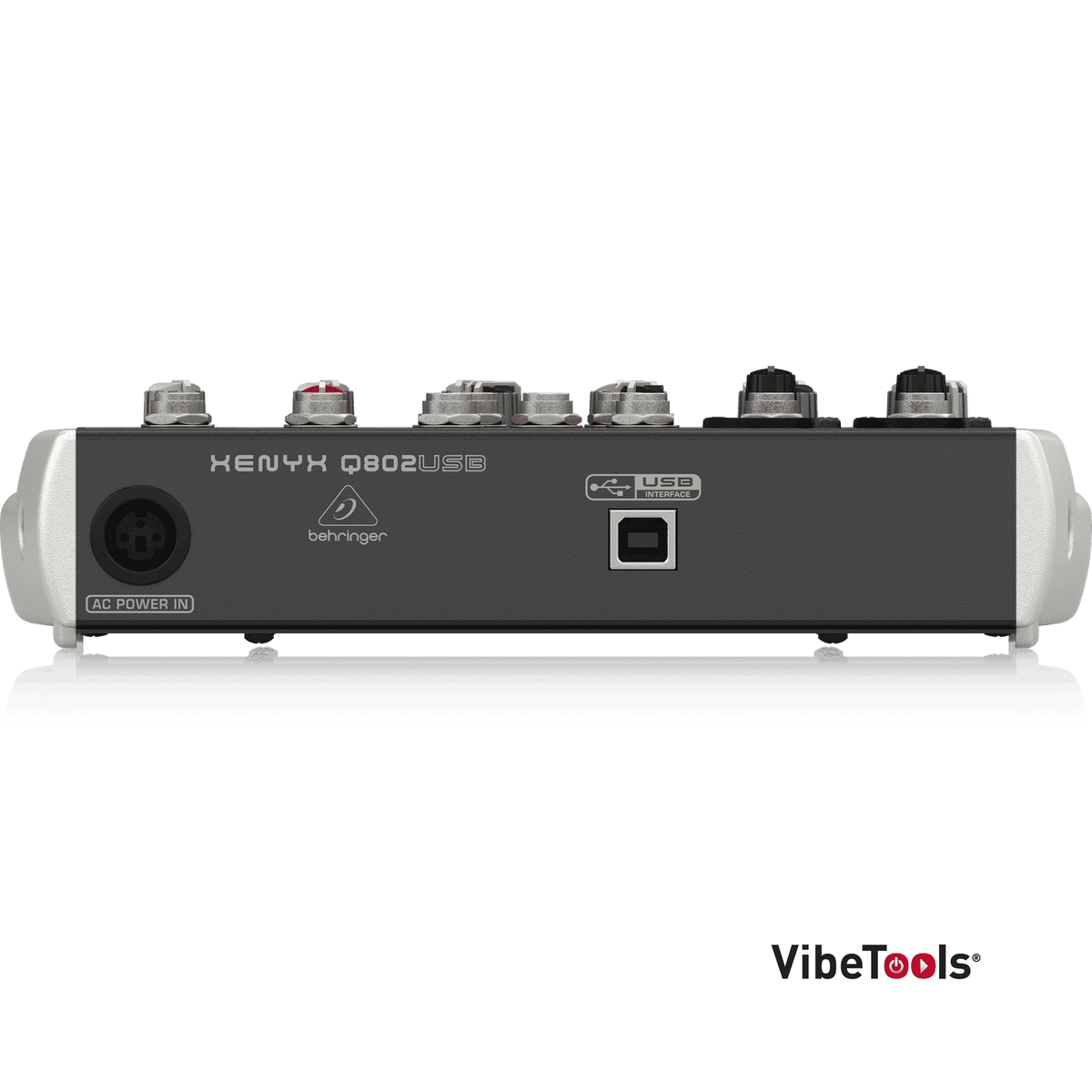 Behringer Q802USB Premium 8-Input 2-Bus Mixer with XENYX Mic Preamps a ...
