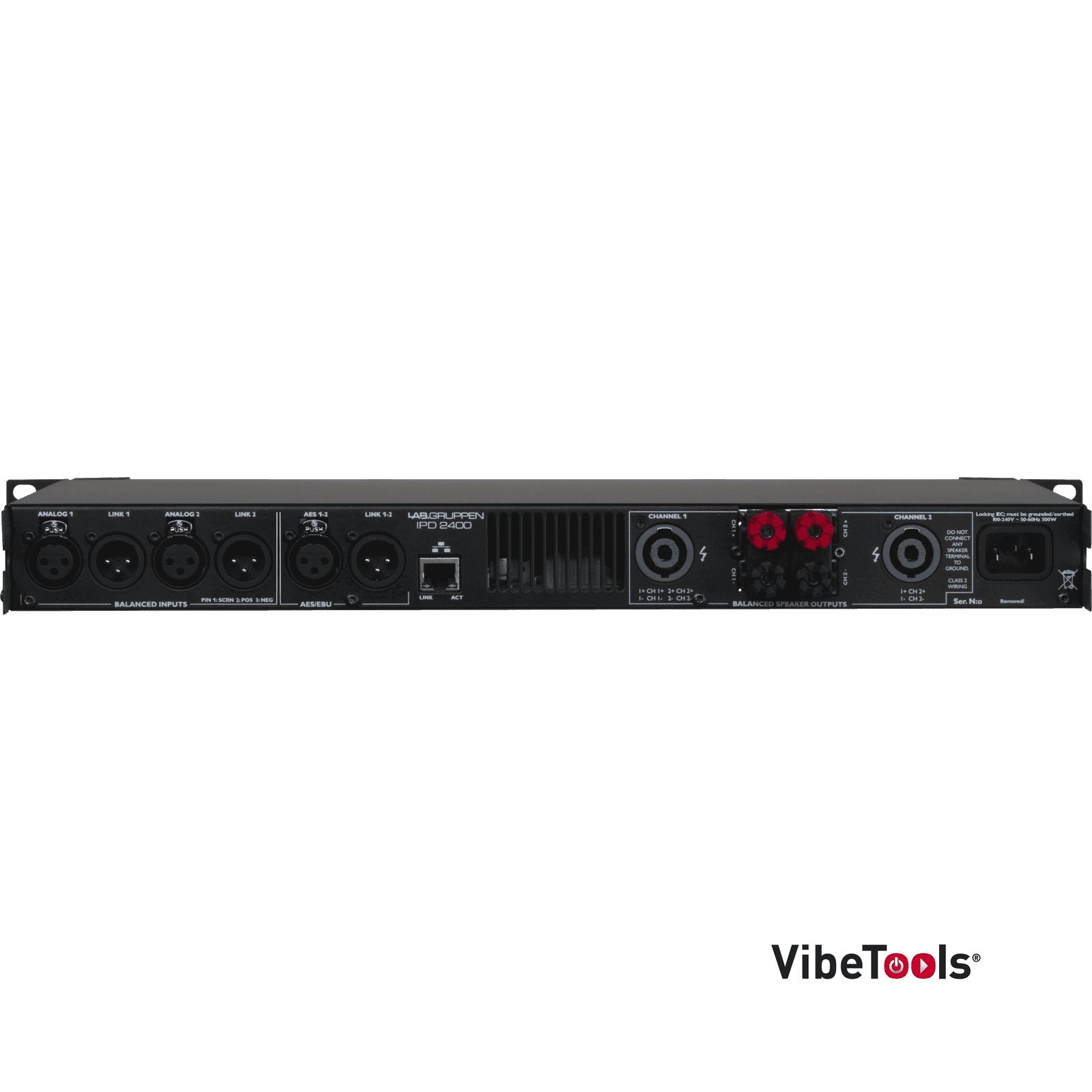 Lab.Gruppen IPD 2400 Compact 2,400 Watt 2-Channel DSP Controlled Power ...