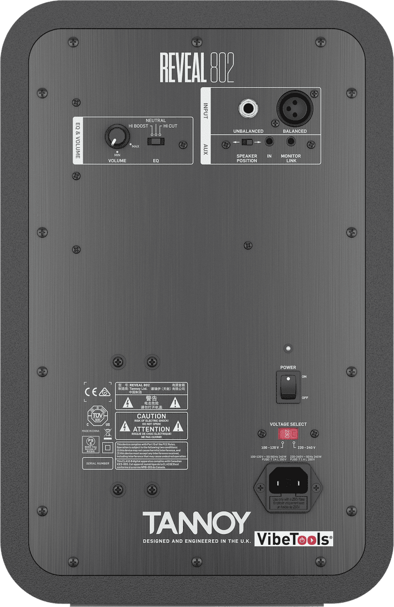 Tannoy Reveal 802 Compact Studio Reference Monitor (Pair) – vibetoolsng