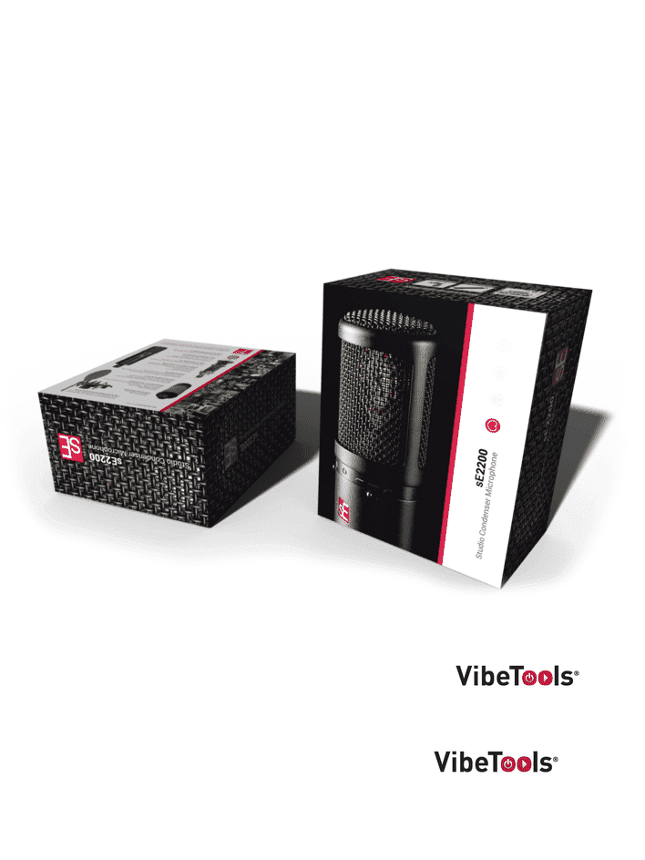 Buy sE Electronics sE2200 Studio Condenser Cardioid Microphone ...